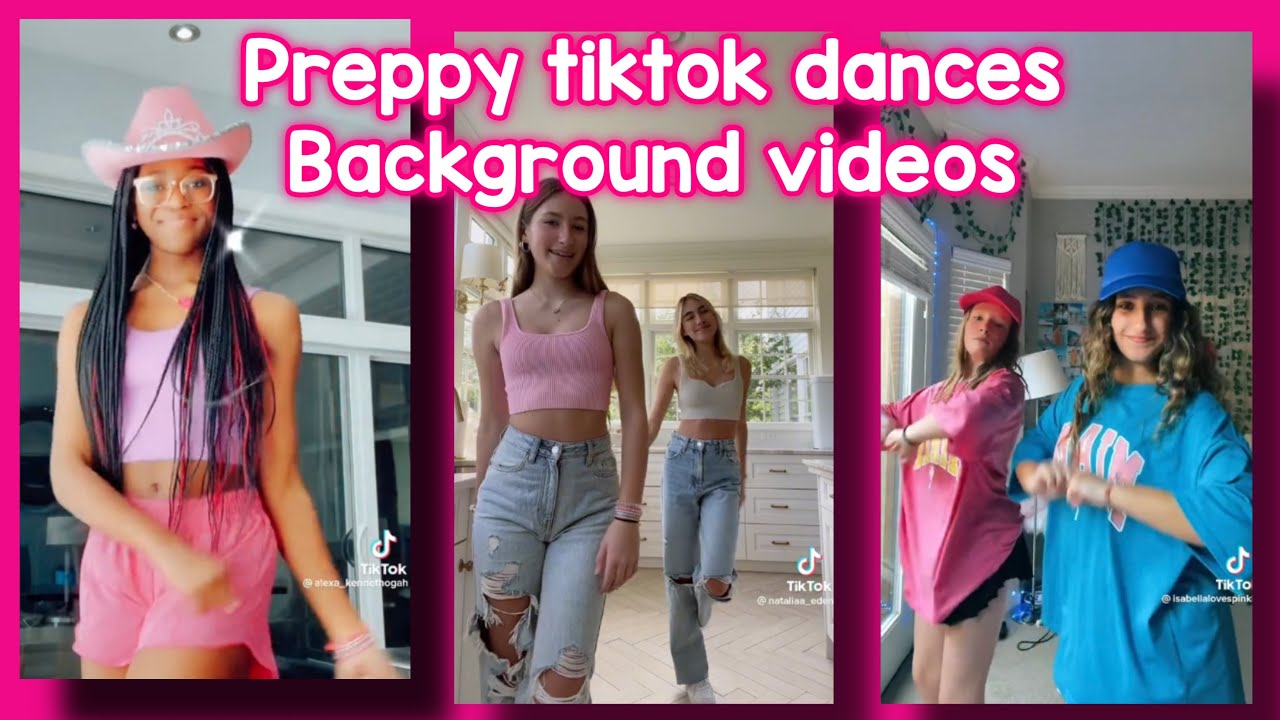 4 minutes of preppy dance for background videos! - YouTube