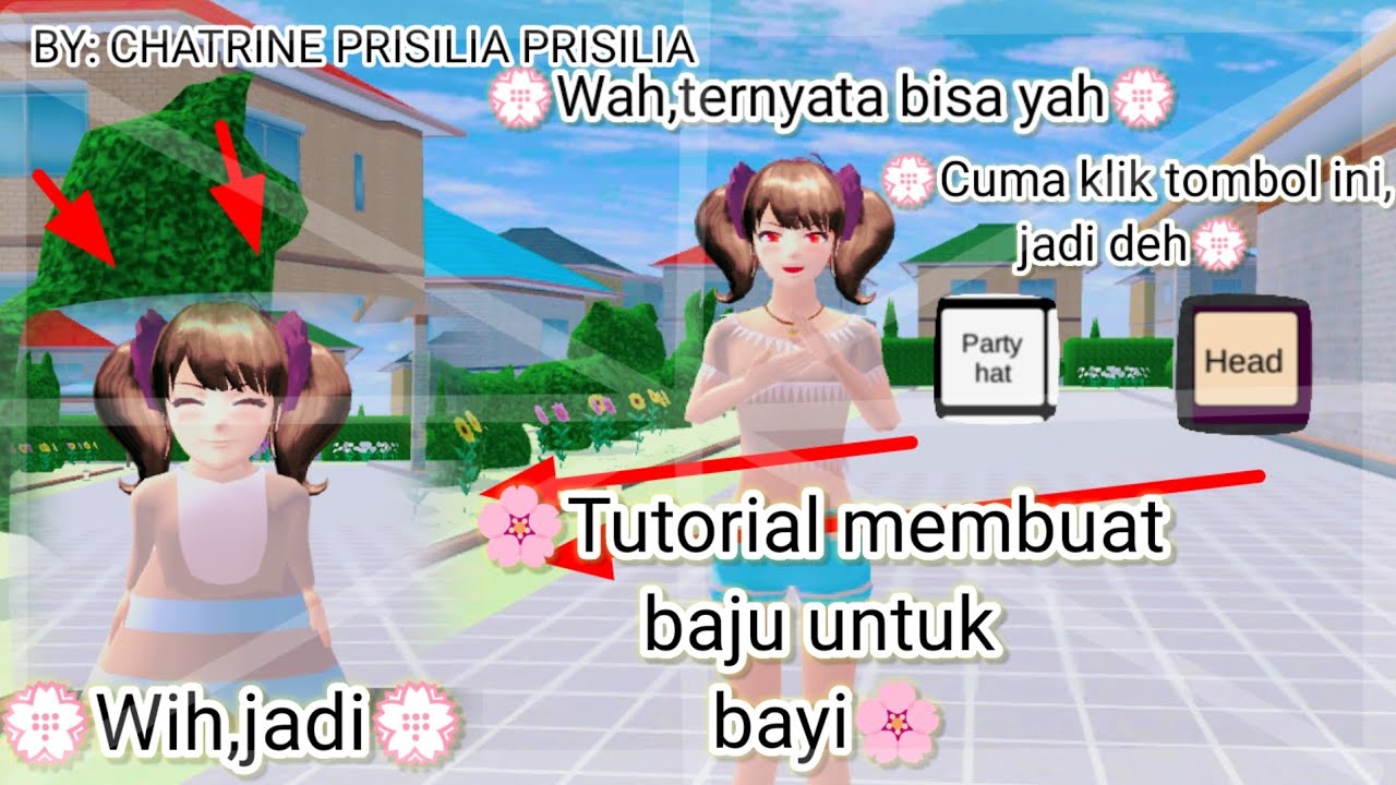 Tutorial Membuat Baju Untuk Bayi Di S.S.S(GAMPANG BANGET LOH){Chatrine Prisilia Prisilia} - YouTube