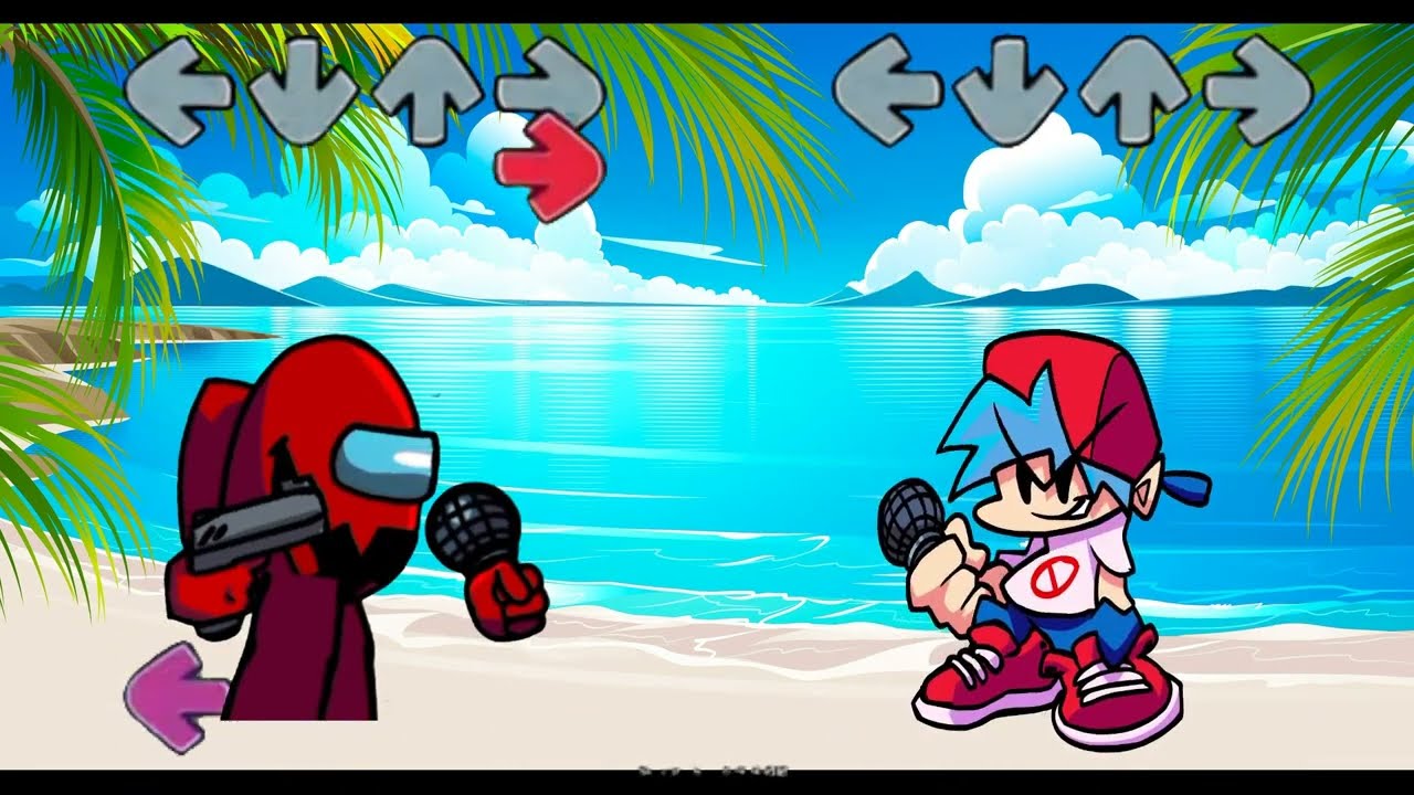 Friday night funkin vs Among us mods - YouTube