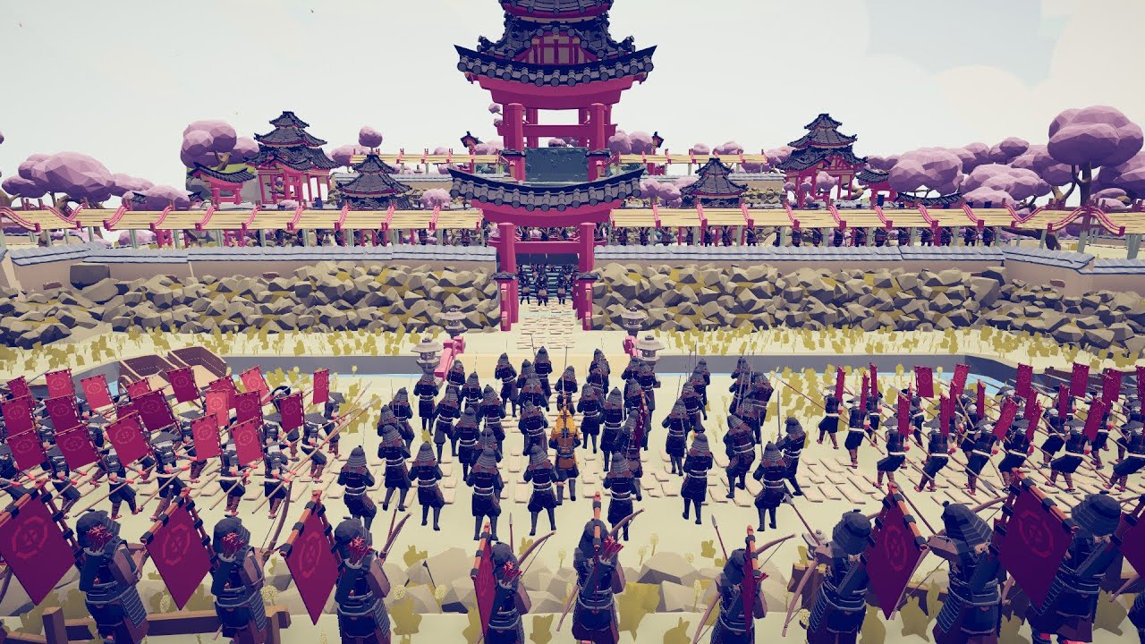 SAMURAI WAR and CASTLE DEFENSE MISSION - Totally Accurate Battle ...