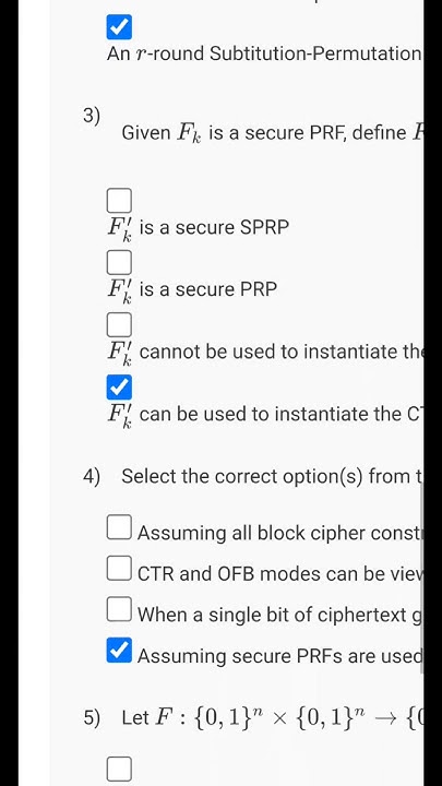 Foundations of Cryptography Week 4 Quiz Answer Solution 2024 | NPTEL | SWAYAM 2024 - YouTube