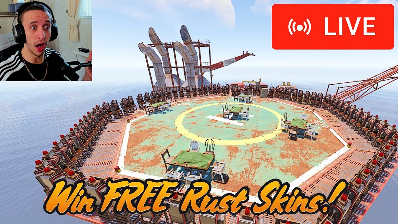 🔴 Live 🔴 Rust Poker Event (improvised) + Free Rust Skins !Membership ...