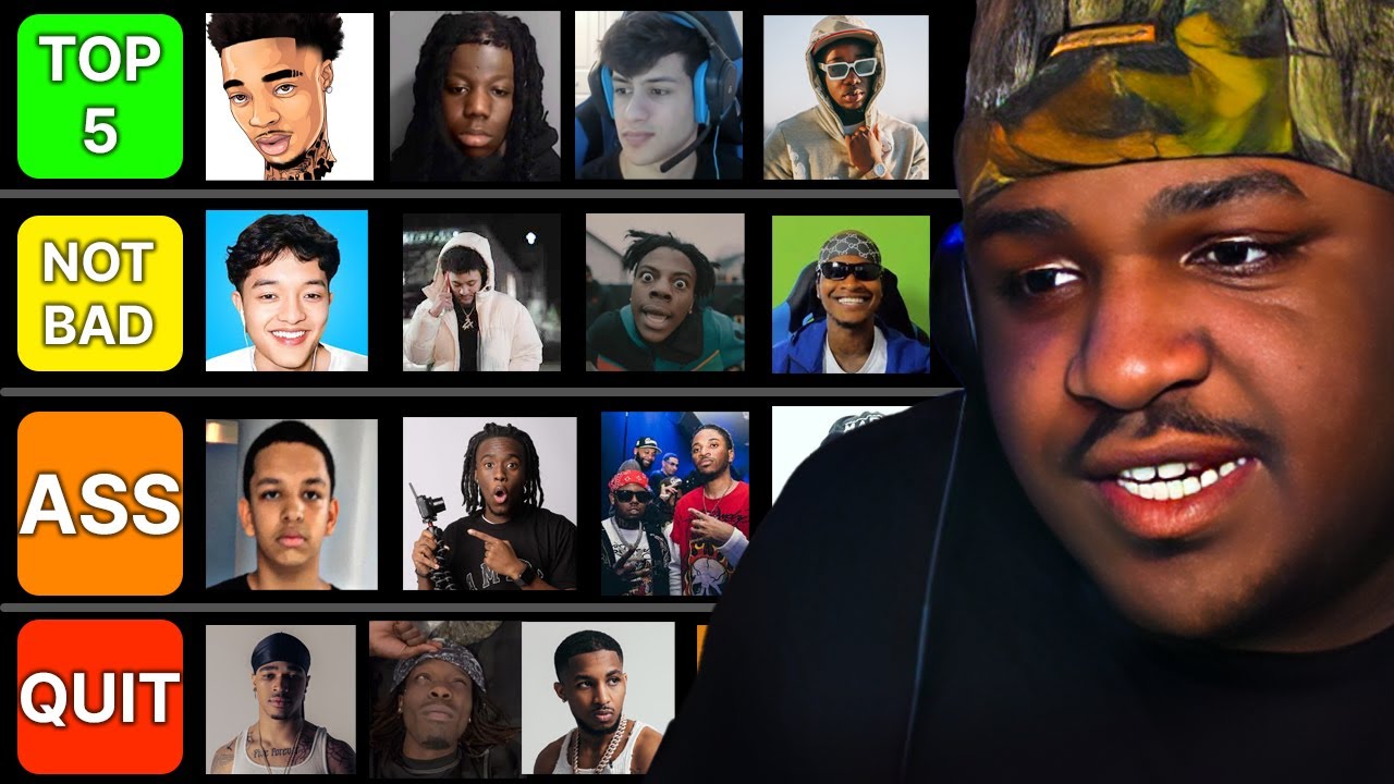 STREAMER ARTIST Tier LIST.. - YouTube