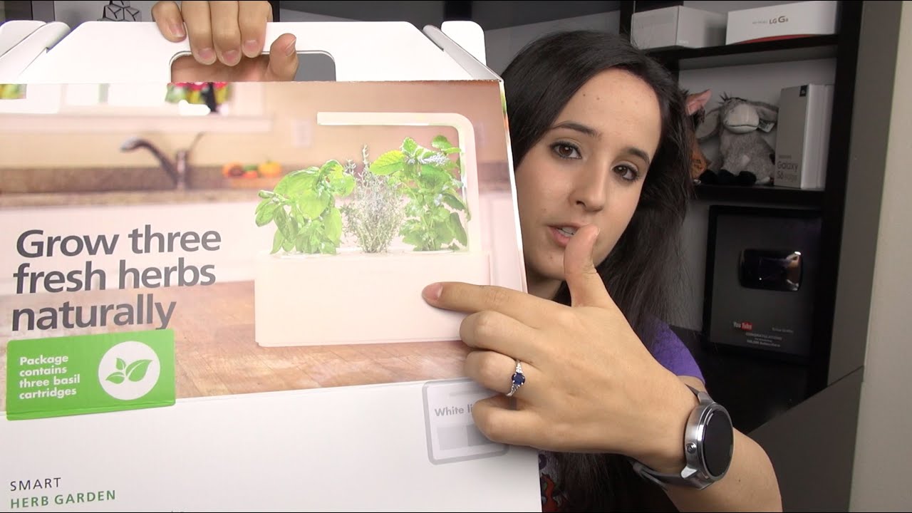 A “Smart” Herb Garden? Click & Grow Review - YouTube