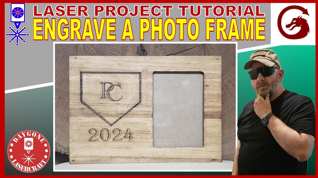 Engrave a Photo Frame | Beginner Laser Project #39 - YouTube