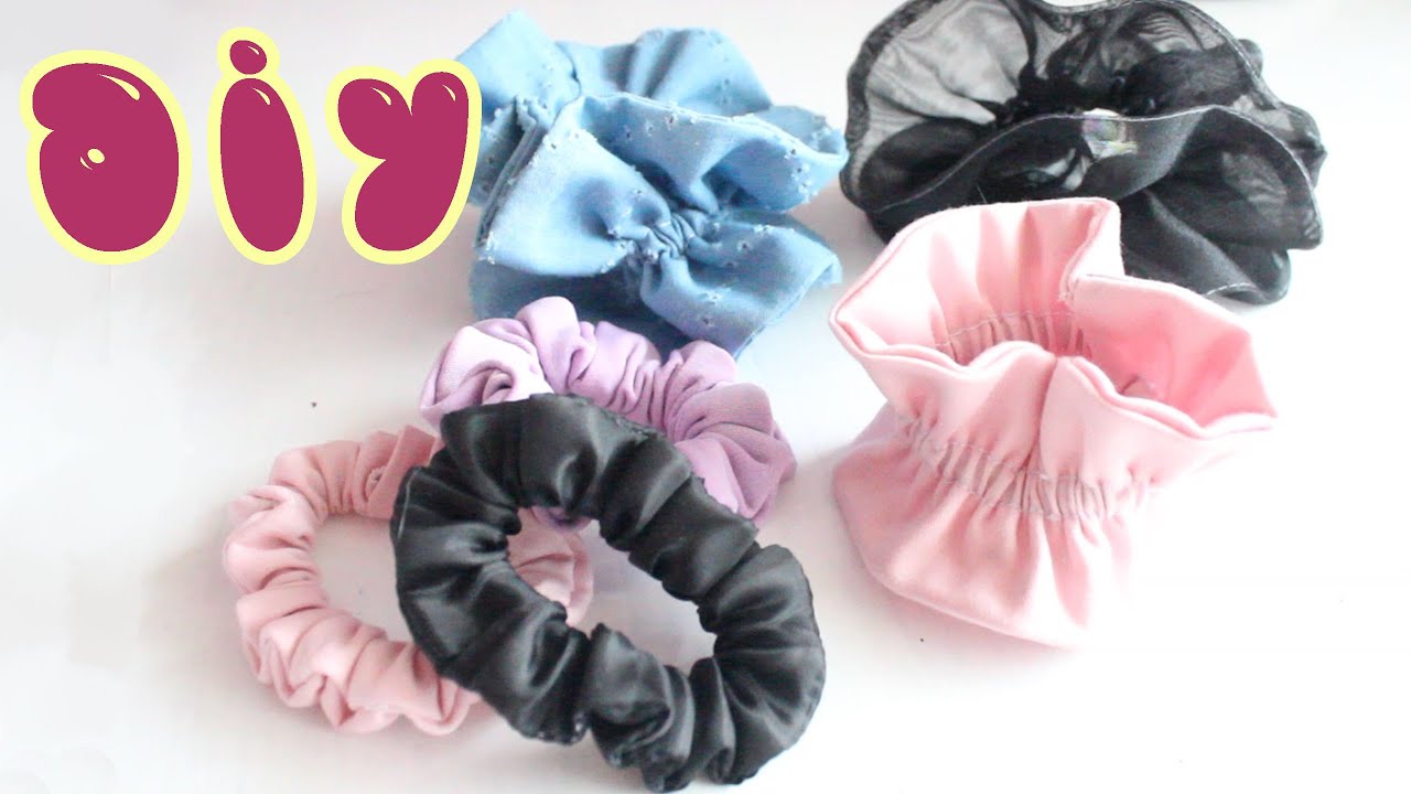 DIY | RUFFLE SCRUNCHIE & MORE - Kiosweet - YouTube