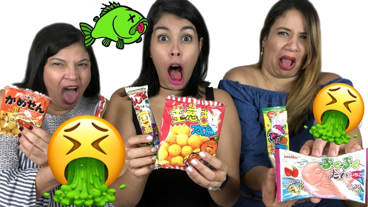 PROBANDO DULCES/SNACKS RAROS JAPONESES 🇯🇵 - YouTube