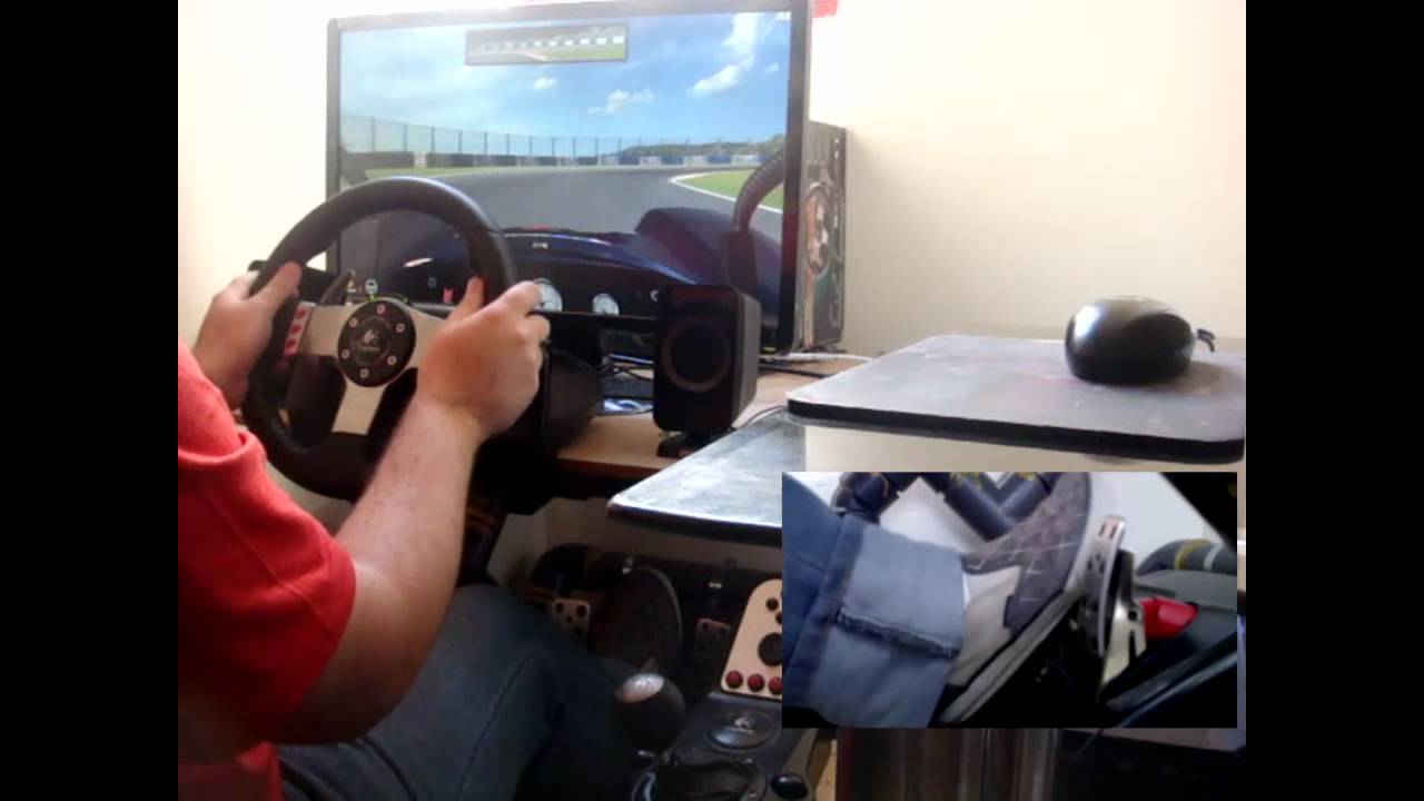 Forde's DIY sim-racing rig! - YouTube