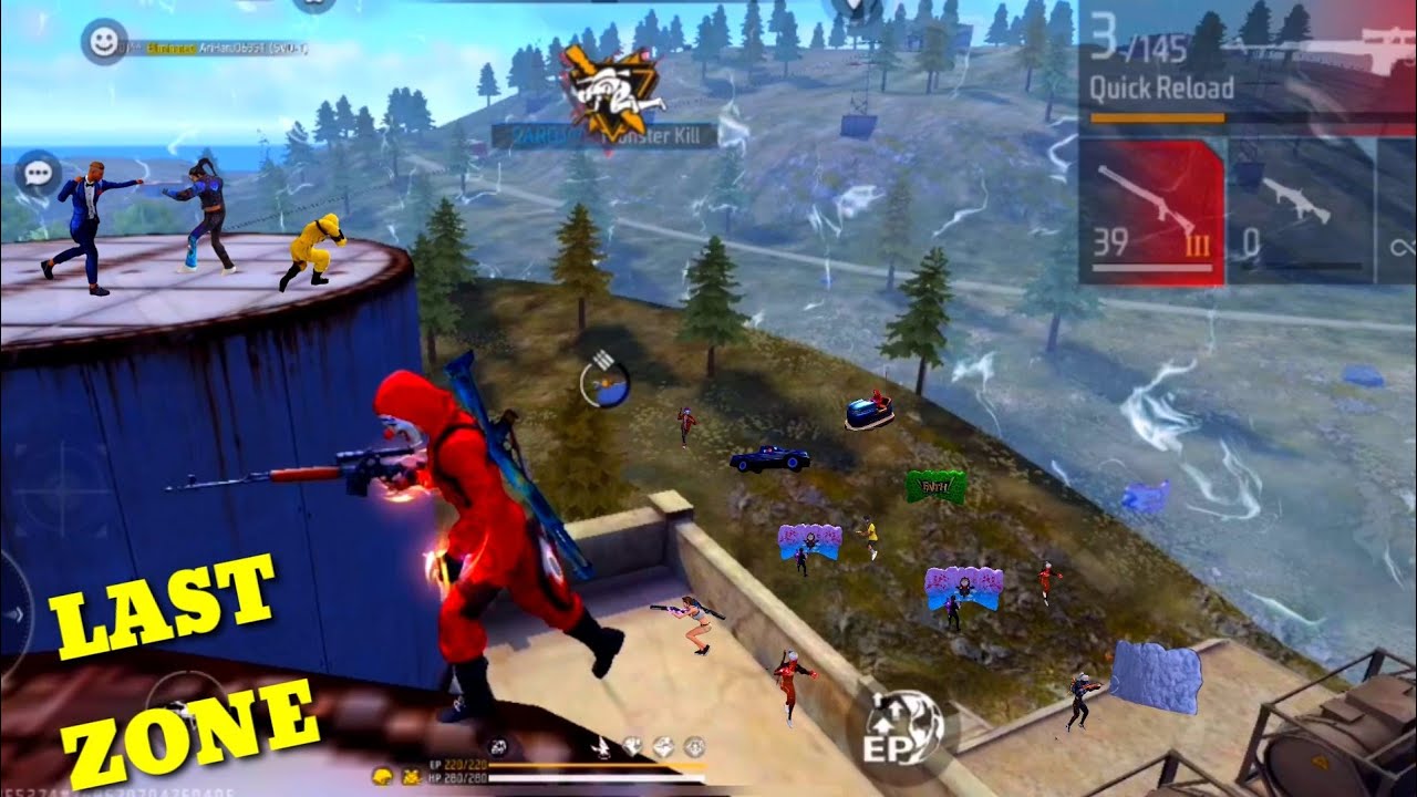 Garena Free Fire last zone in factory - free fire maintenance (fist ...