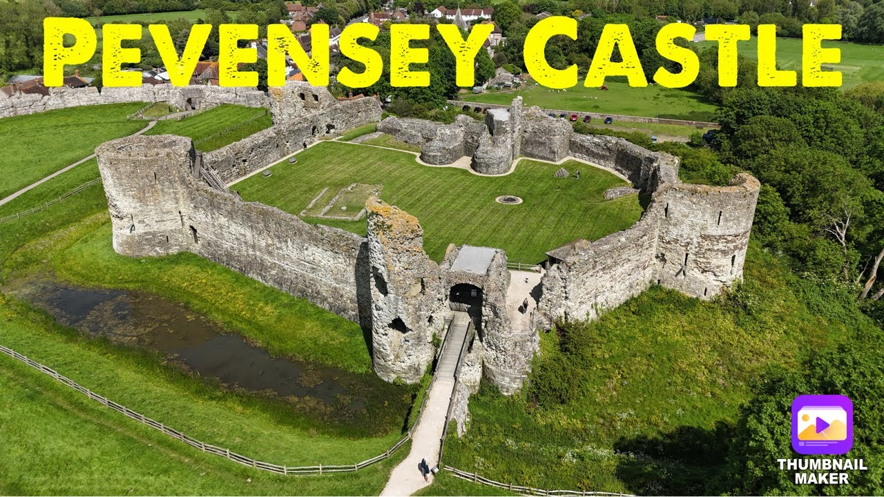 Pevensey castle, 1066 William the conquerer, Norman conquest - YouTube
