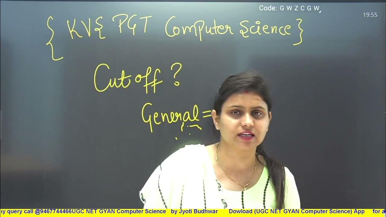 KVS PGT exam 2023 Cutoff ? | Safe Score for interview | Jyoti Budhwar | UGC NET GYAN Computer ...