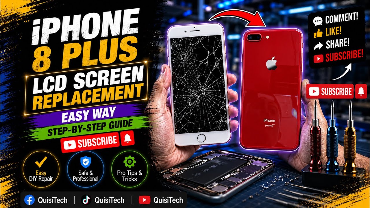 How i Restore Destroyed Iphone 8 plus Cracked iPhone Restoration - YouTube