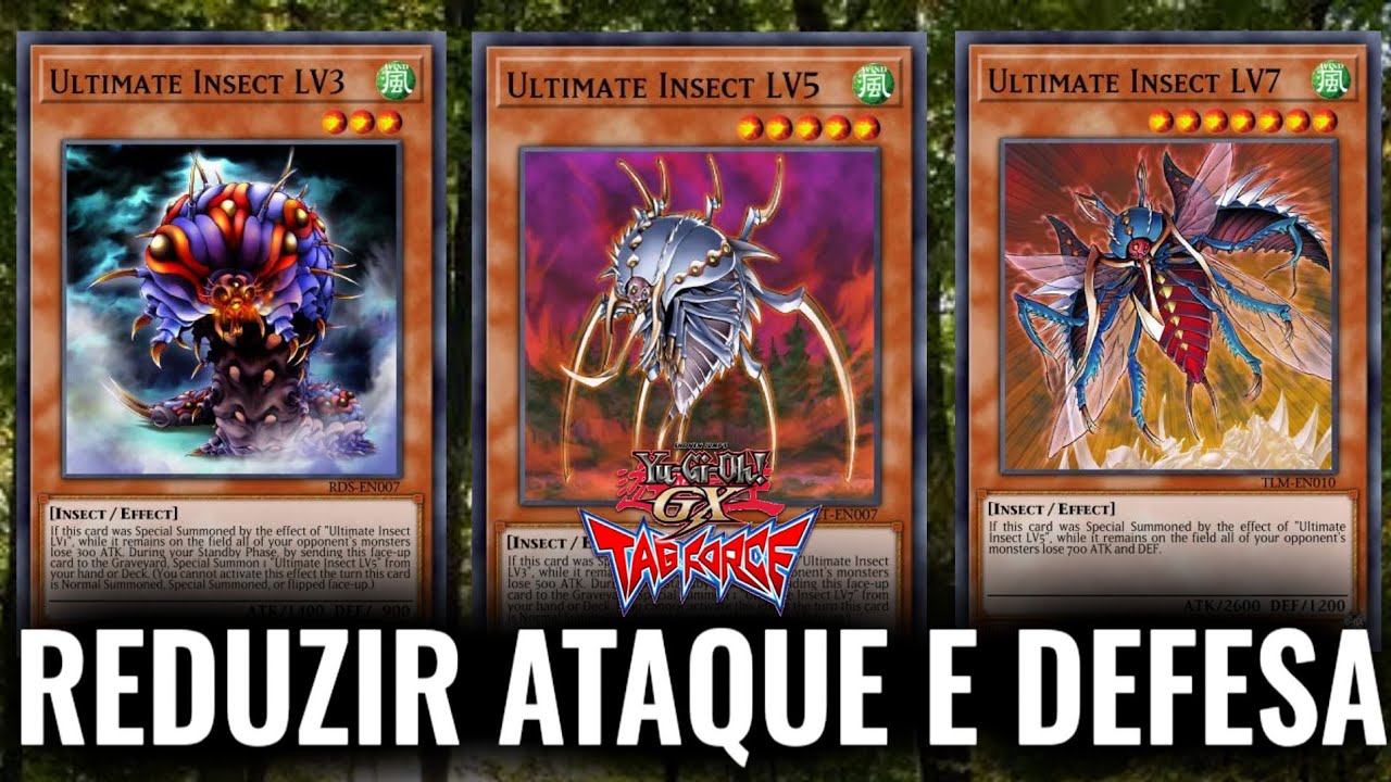 Yu-Gi-Oh! GX Tag Force - Deck Ultimate Insect (ZERAR PONTOS DE ATAQUE E ...