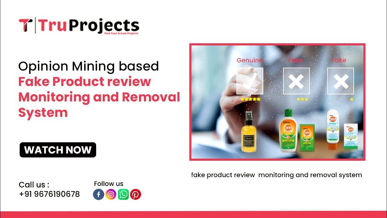 Opinion Mining based Fake Product review Monitoring and Removal System ...