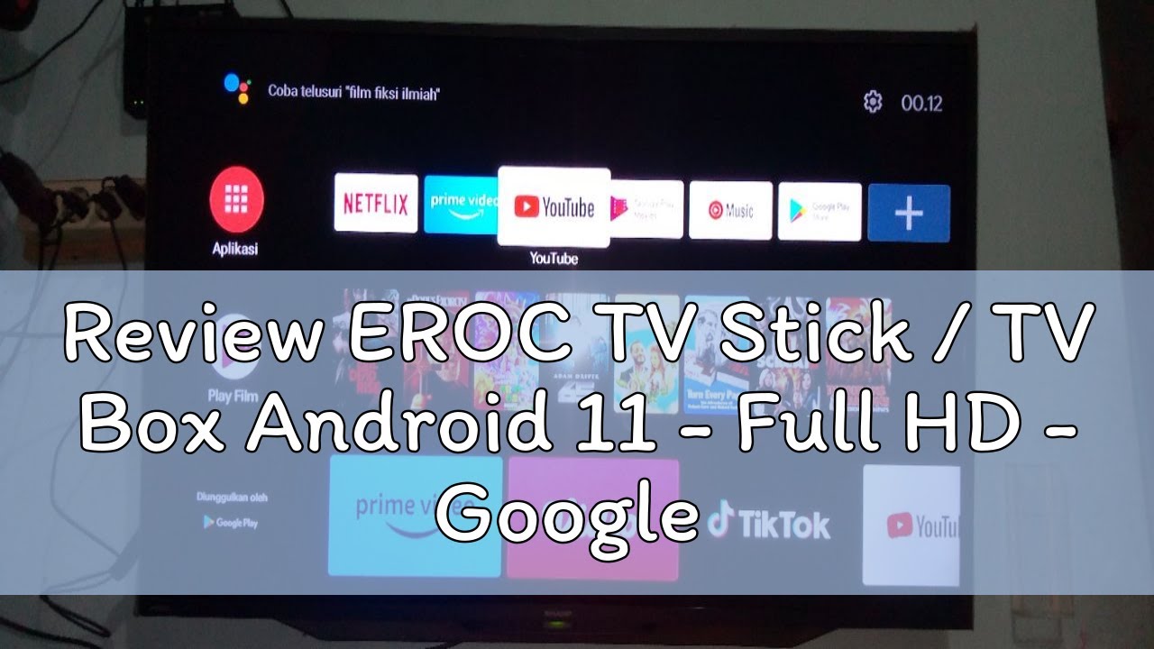 Review EROC TV Stick / TV Box Android 11 - Full HD - Google Assistant - Chromecast Built in ...