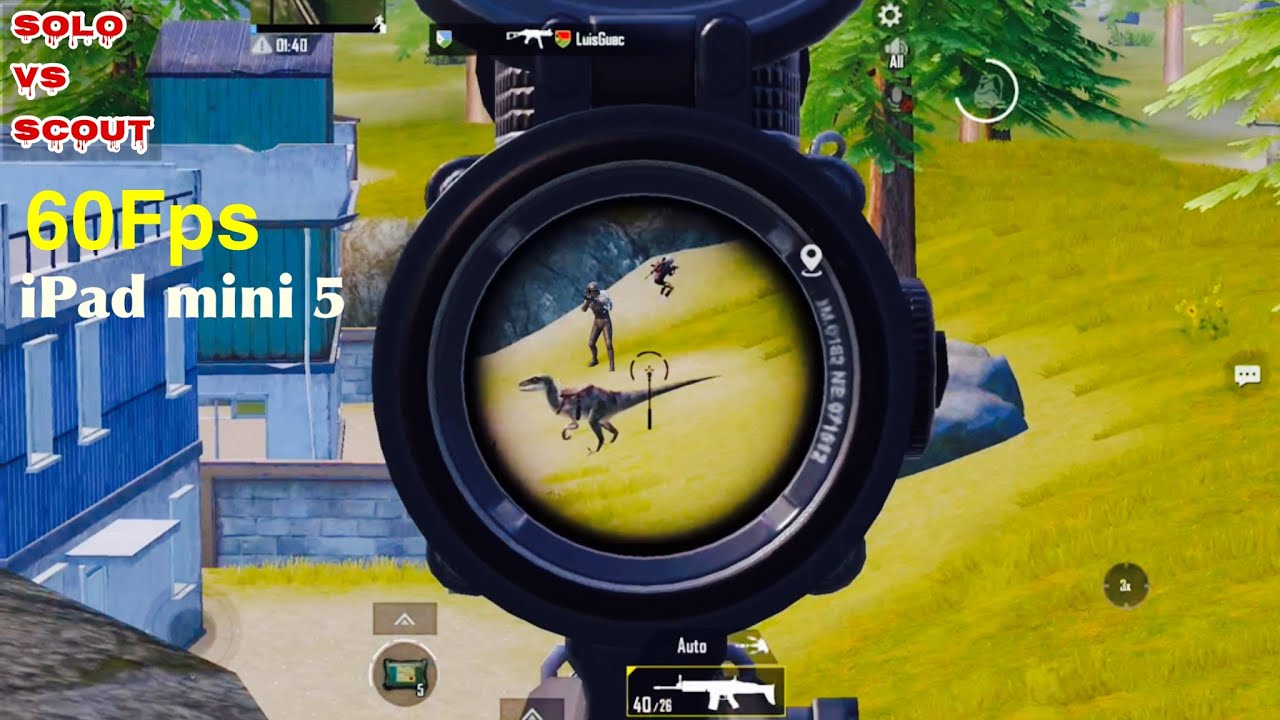 Solo,vs,Scout😱Full Gyroscope [iPad mini 5] 60 Fps SAMSUNG,A3,A5,A6,A7 ...