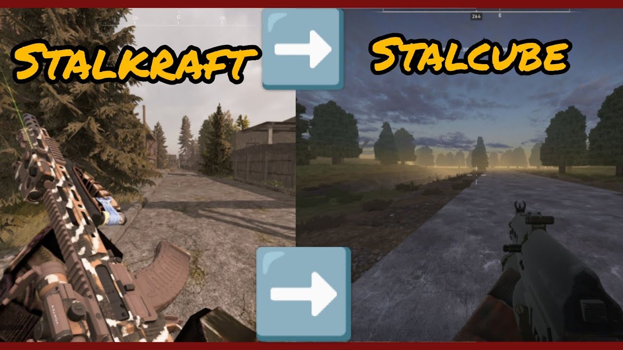 Лучшая замена сталкрафта #stalkraft #stalcube #сталкрафт #игры - YouTube