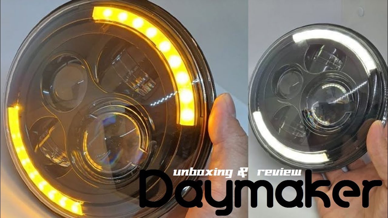 Unboxing & Review Lampu Led Daymaker | Nyobain Seperti Apa Terangnya ...