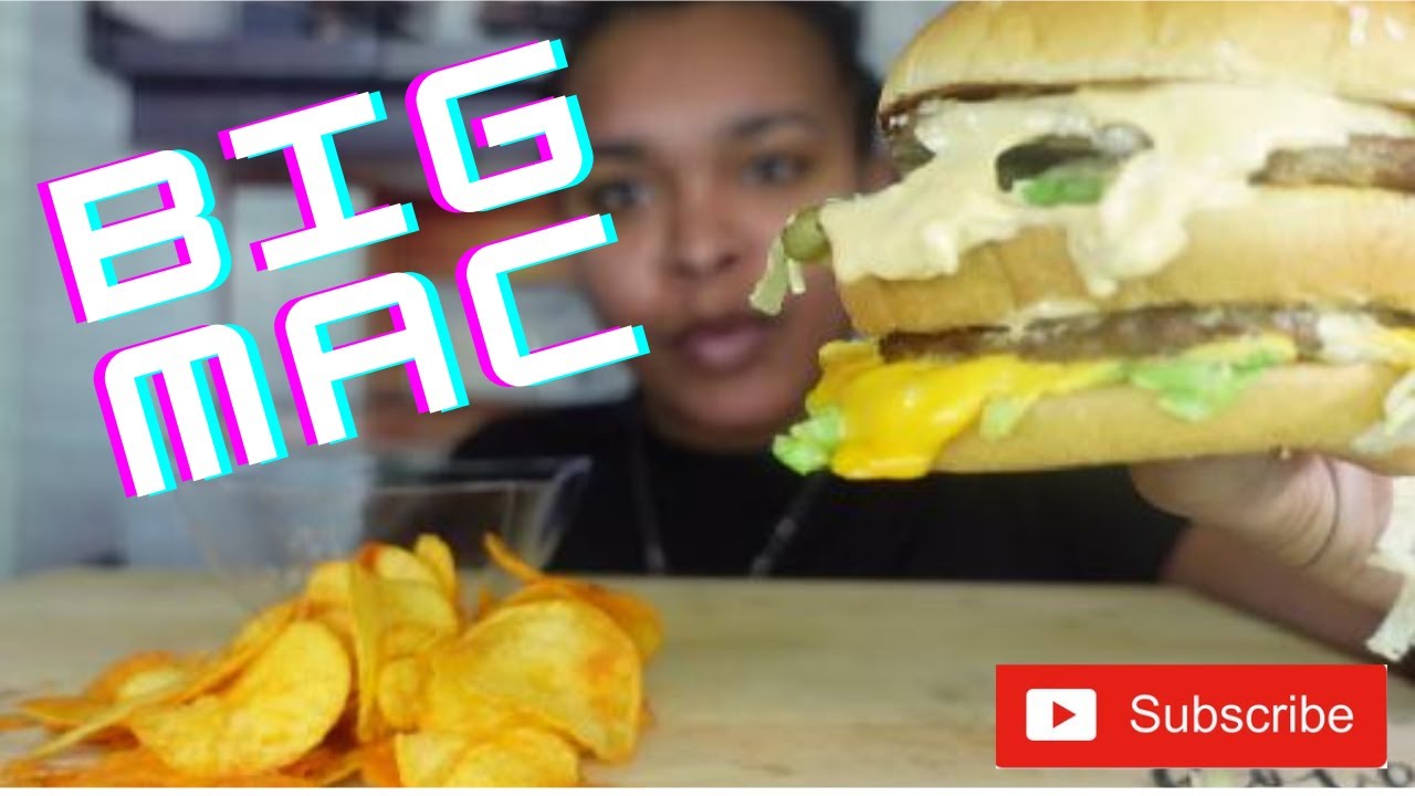 MCDONALD'S DELICIOUS BIG MAC W/ EXTRA MAC SAUCE | EATING SHOW - YouTube