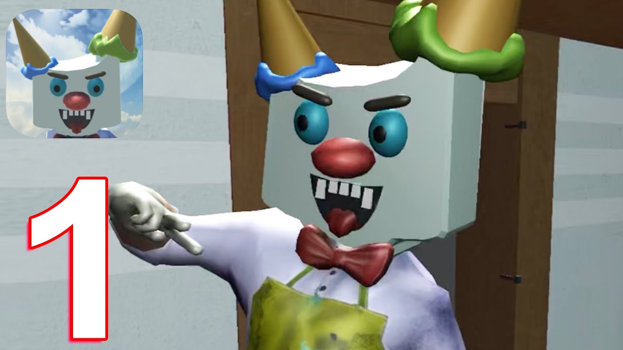 Terror Ice Cream Neighbor Gameplay Walkthrough Part 1 (IOS/Android ...