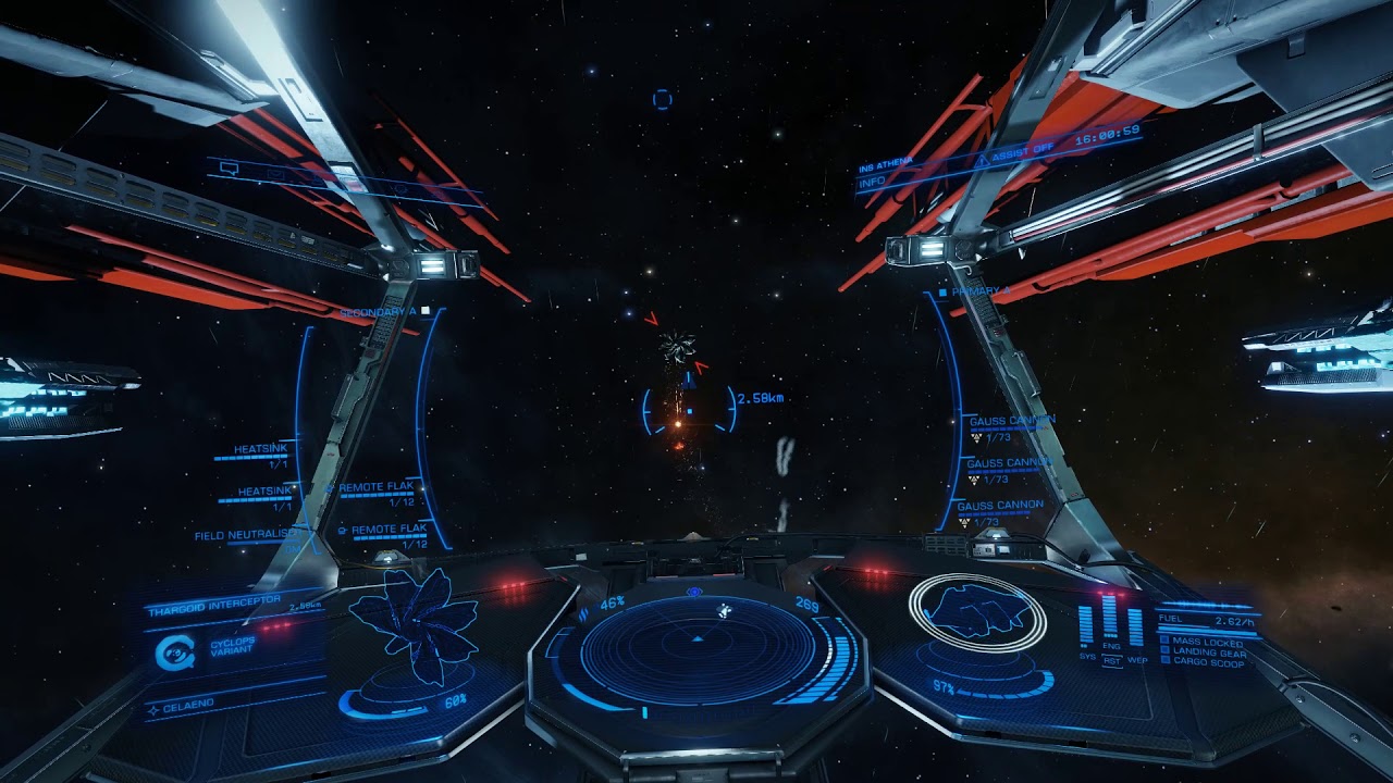 Solo Thargoid Cyclops Kill - YouTube