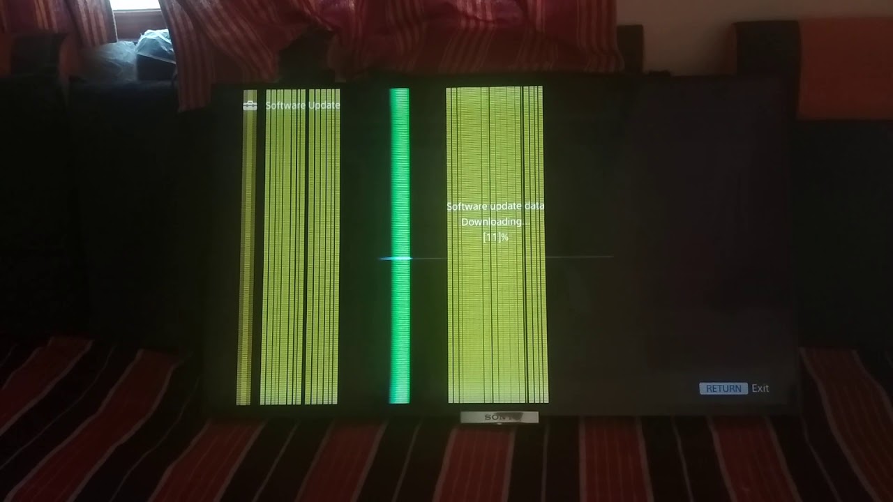 Sony Led TV Green lines - How to fix? - YouTube
