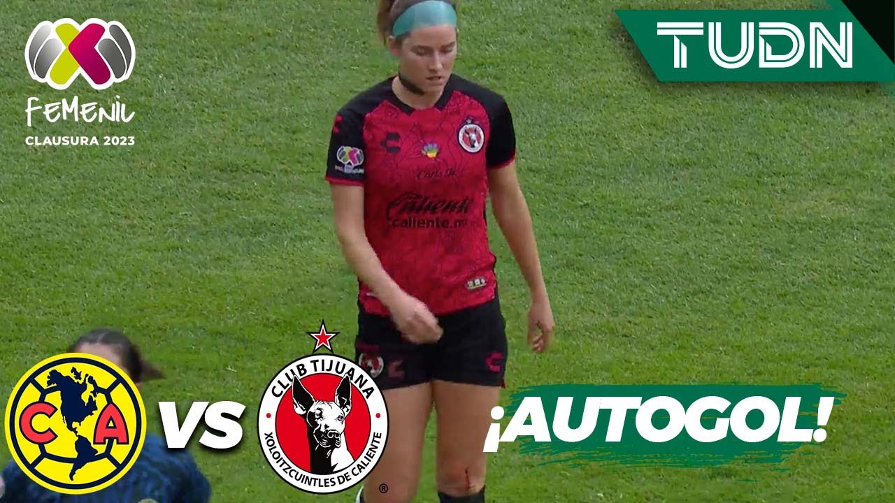 ¡NO SE AYUDAN! Autogol de Adyson Willett | América 2-0 Tijuana | Liga ...