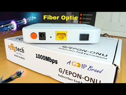 syRotech G/EPON-ONU XPON ONT Model-1000R Unboxing and Review - YouTube