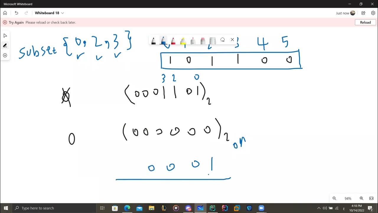 Dp with bitmask - Switch The Lights Problem (1) - YouTube