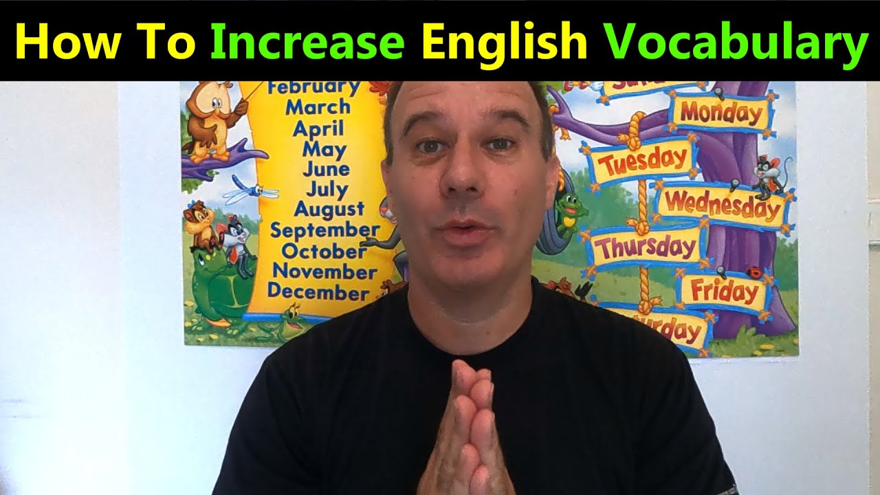 How To Increase English Vocabulary Easily - YouTube