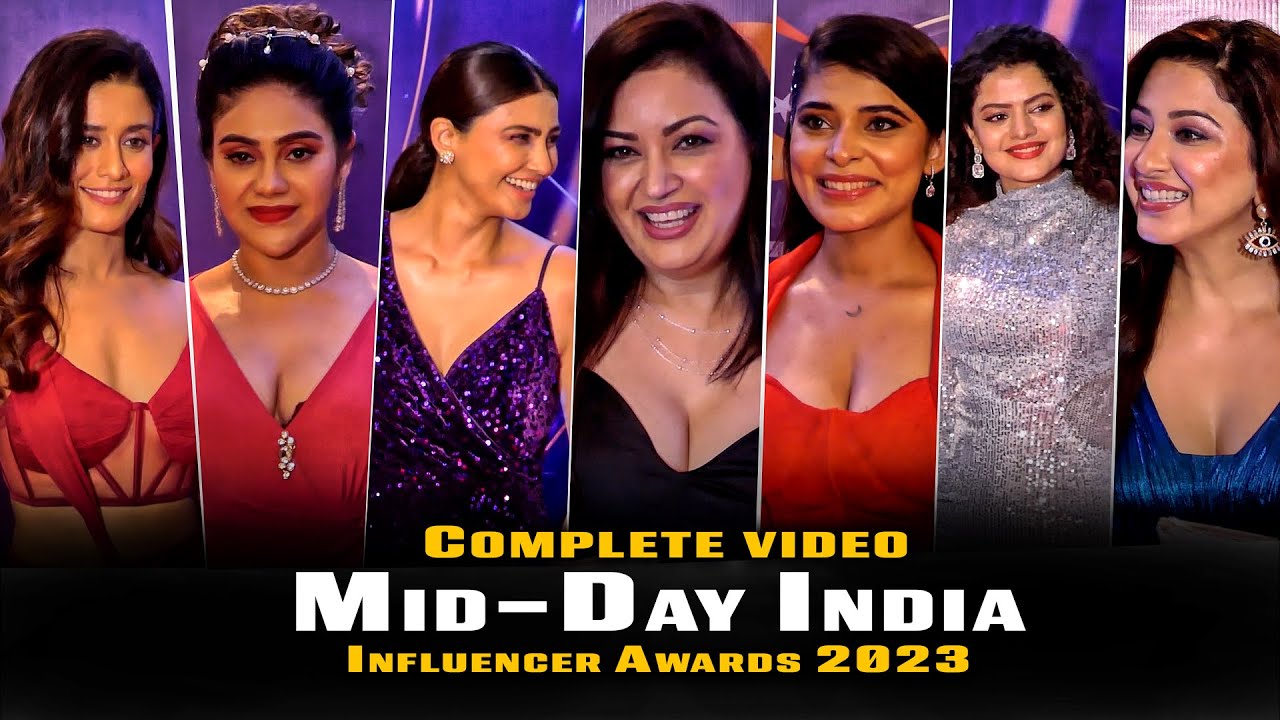 UNCUT - Daisy Shah | Riva Arora | Palak Muchal | Wardha Khan | Mid-Day India Influencer Awards ...