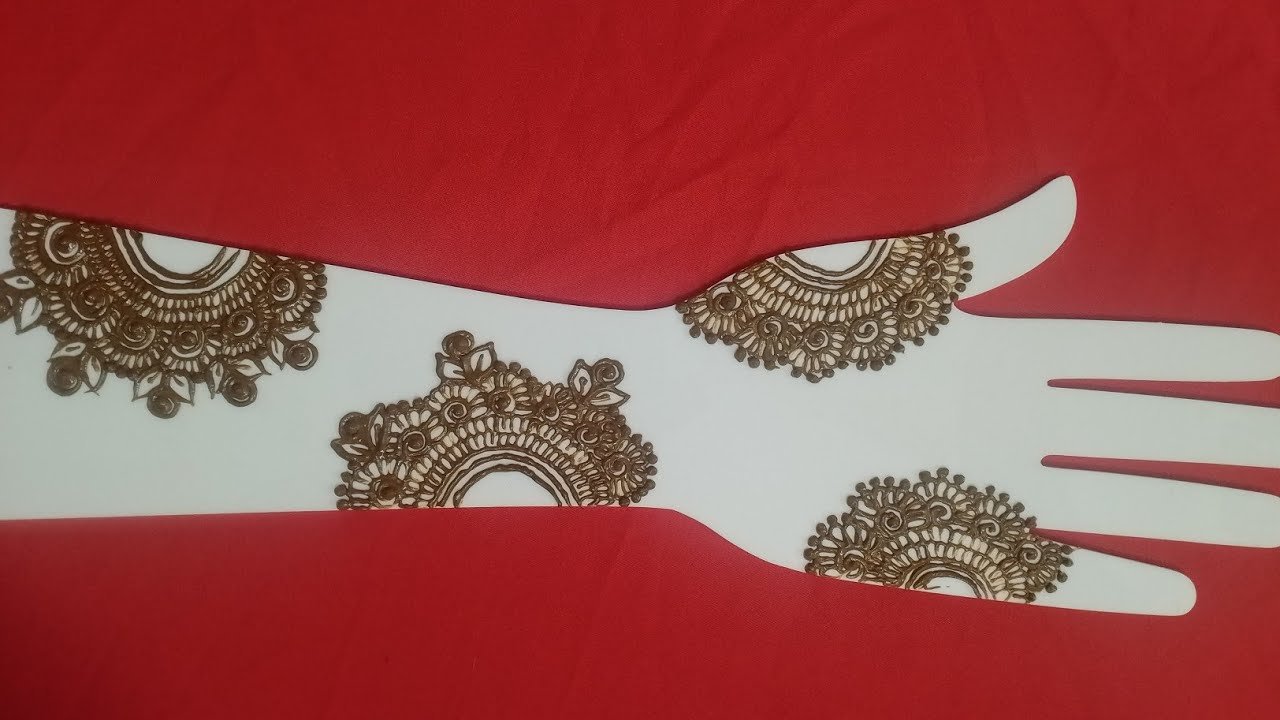 simple front hand mandhi design// very easy mandhi design// saral ...