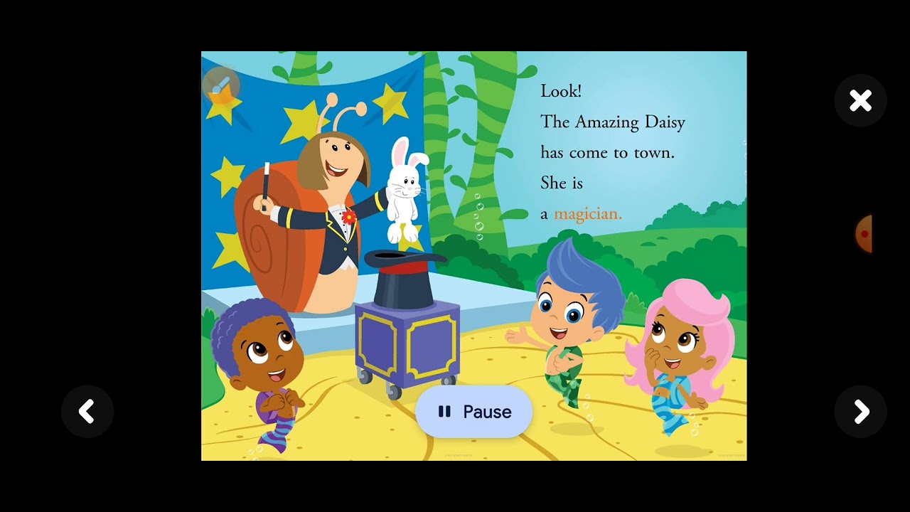 The Big Magic Show Reading Along With Bubble Guppies Nick Jr. - YouTube