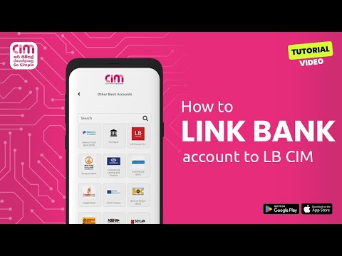 How to Link Your Bank Account to LB CIM