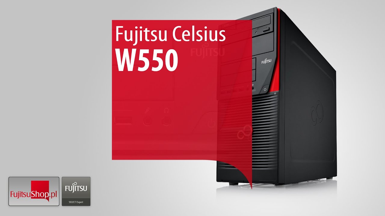 Fujitsu Celsius W550 - Fujitsu-Shop.pl - Test PL - YouTube