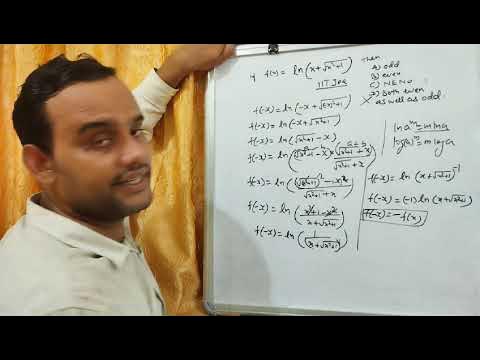 Even and Odd Function based on PYQ#Function even and Odd Previous year - YouTube