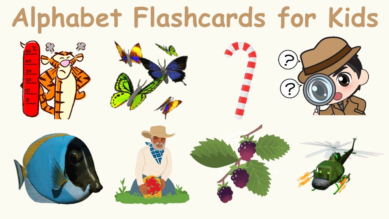 A for Angry, B for Butterflies, Abc Song, Alphabet Flashcards ...