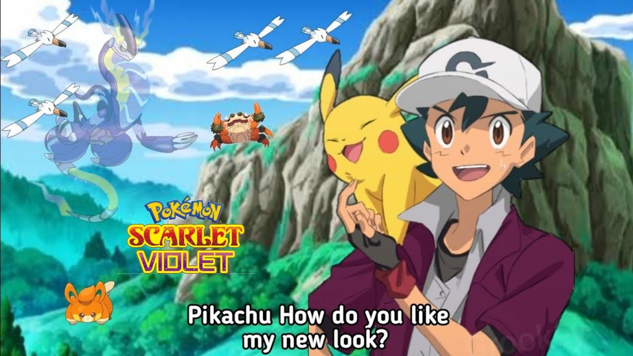 🔥FINALLY! Ash NEW LOOK REVEALED!😍| Pokemon Scarlet And Violet | Pokemon ...