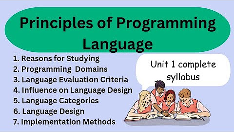 PPL (Principles of Programming Language) - YouTube