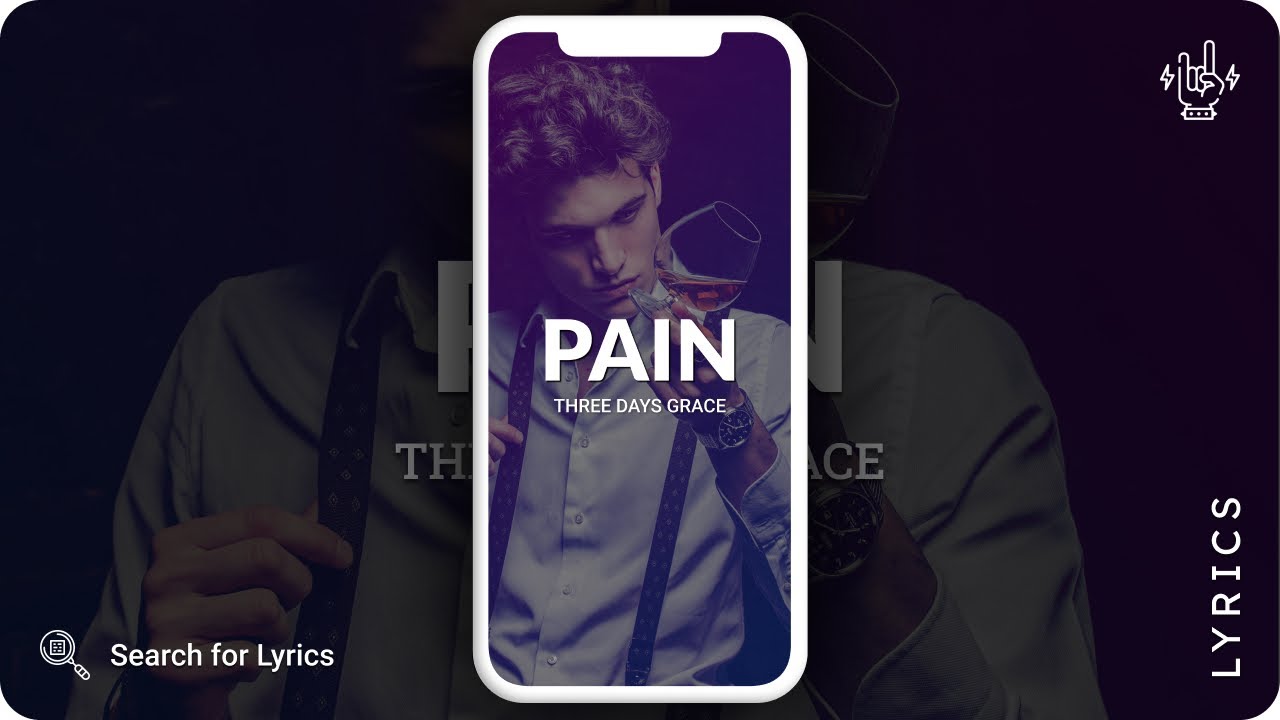 Three Days Grace - Pain (Lyrics for Mobile) - YouTube