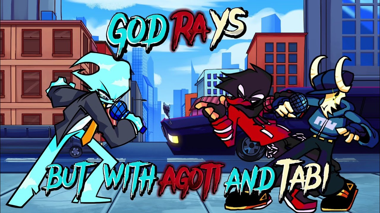 fnf ~ Godrays ~ Solazar vs Agoti and Tabi - YouTube