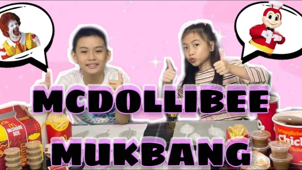 McDonalds and Jollibee (Mcdollibee Mukbang) - YouTube