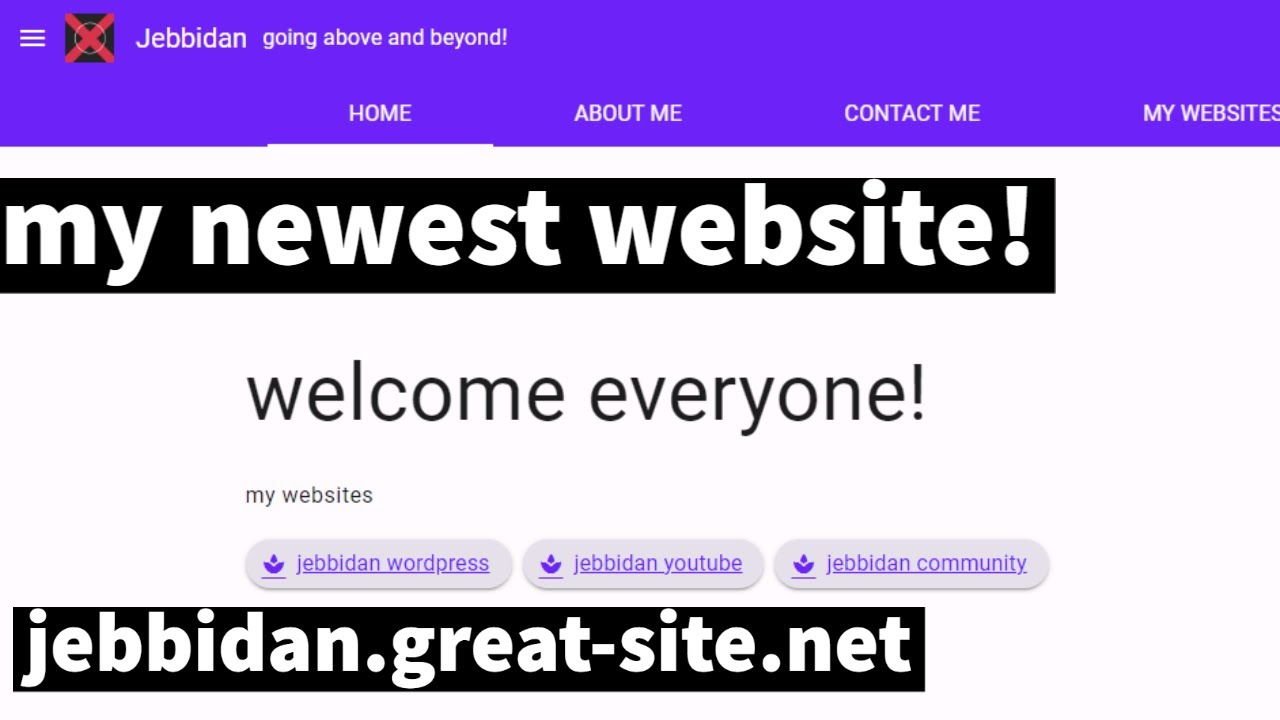 my new website showcase - YouTube