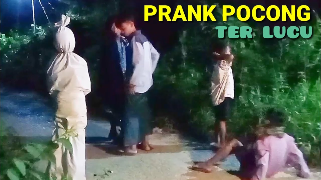 PRANK POCONG TER LUCU ||KOMBINASI PRANK HANTU - YouTube