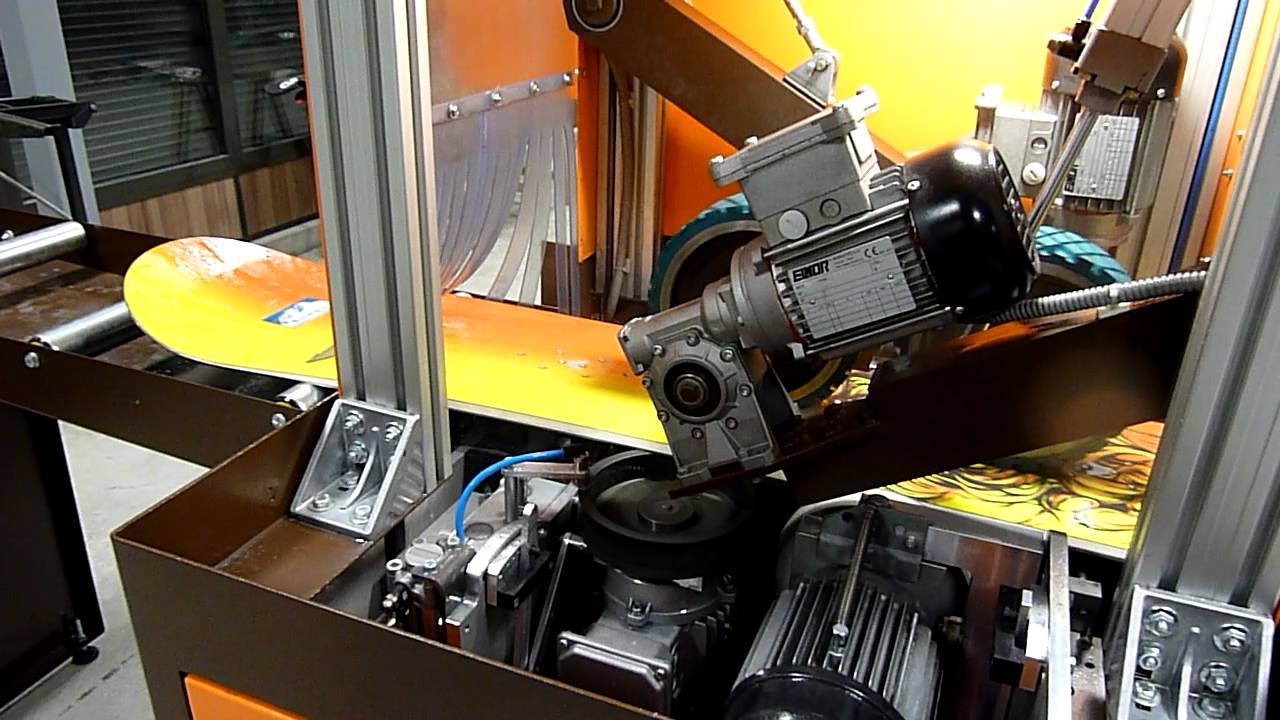 Edge and Tuning Grinding with Stone : 4 edges Automatic Machine - YouTube