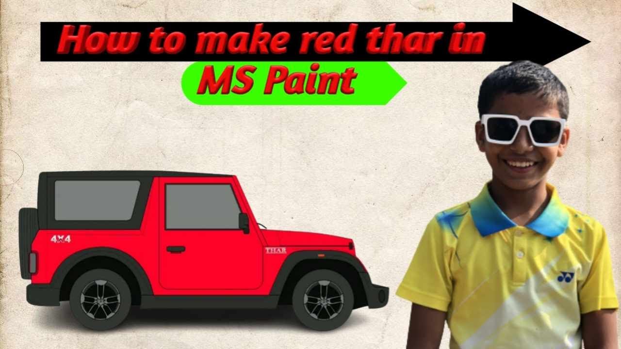 Making Thar in Ms Paint / How to make Thar in ms paint - YouTube