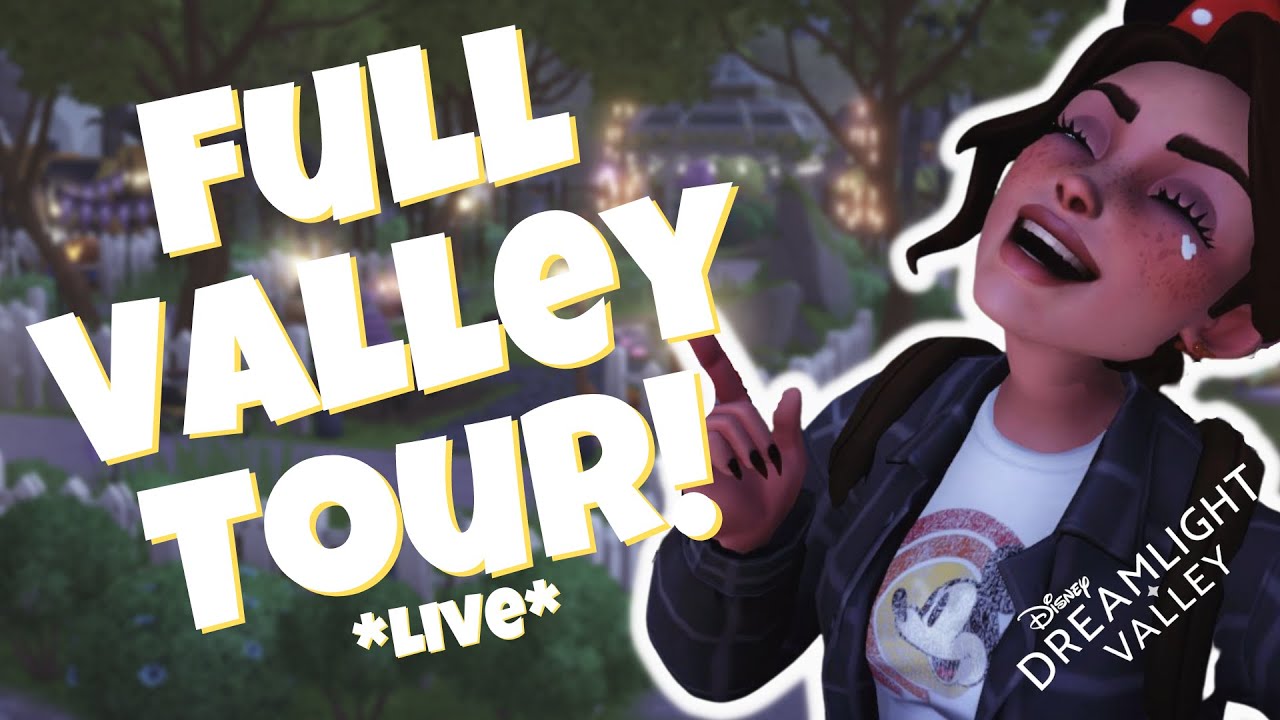 FULL Valley Tour.... LIVE!!! // Disney Dreamlight Valley - YouTube