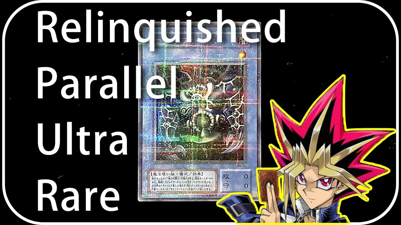 Yu gi oh Card Japanese Relinquished Parallel Ultra Rare 64631456 - YouTube
