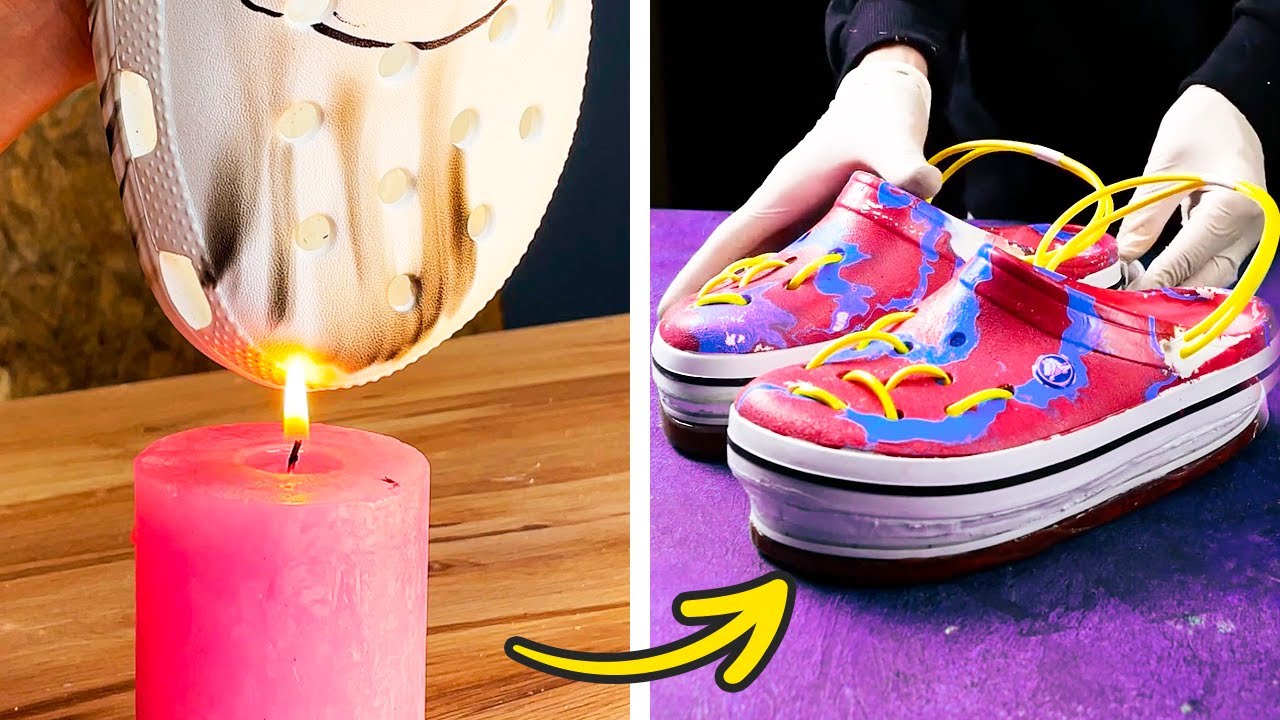 Brilliant Shoe Makeovers You’ll Love - YouTube