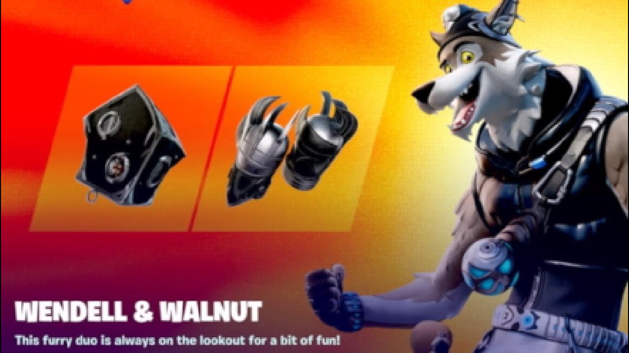 Fortnite showing you The Wendell and Walnut Trailer - YouTube